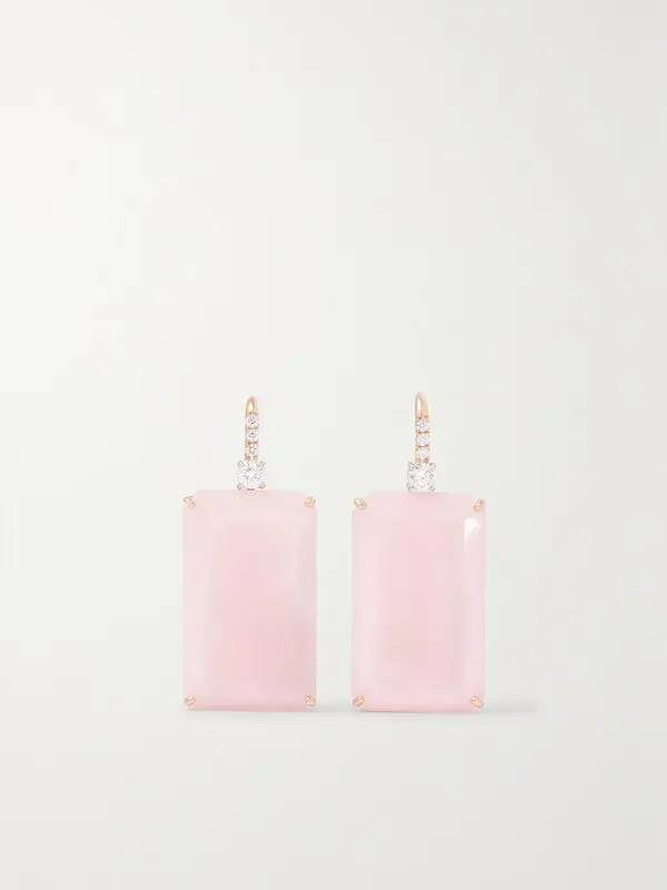 Irene Neuwirth Classic Opal And Diamond Earrings