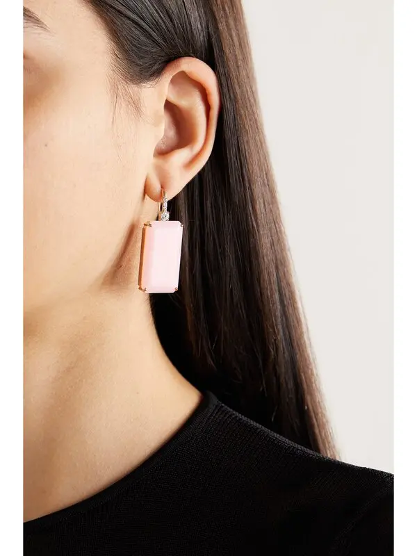 Irene Neuwirth Classic Opal And Diamond Earrings
