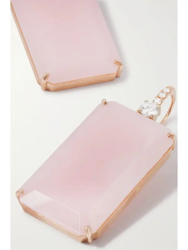 Irene Neuwirth Classic Opal And Diamond Earrings