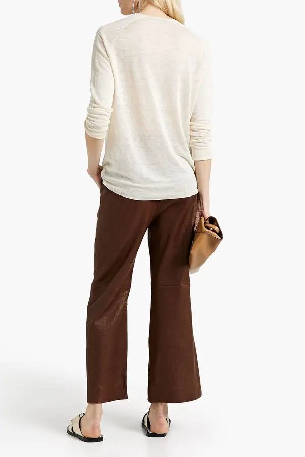 Theory Adianna Linen-blend Sweater