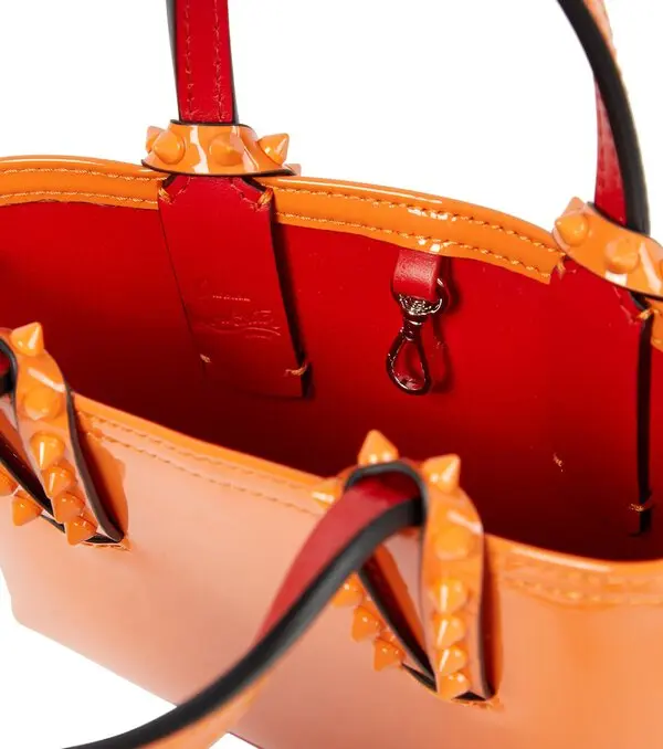 CHRISTIAN LOUBOUTIN Cabata Nano Tote Bag - Orange