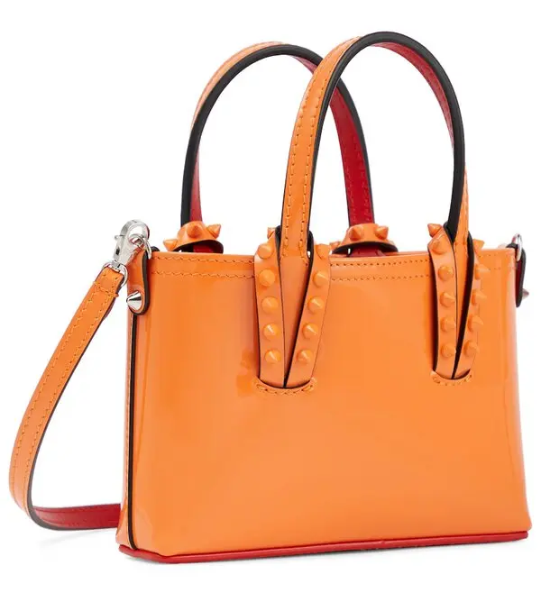 CHRISTIAN LOUBOUTIN Cabata Nano Tote Bag - Orange