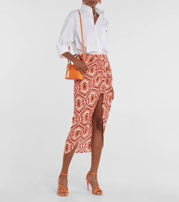 CHRISTIAN LOUBOUTIN Cabata Nano Tote Bag - Orange