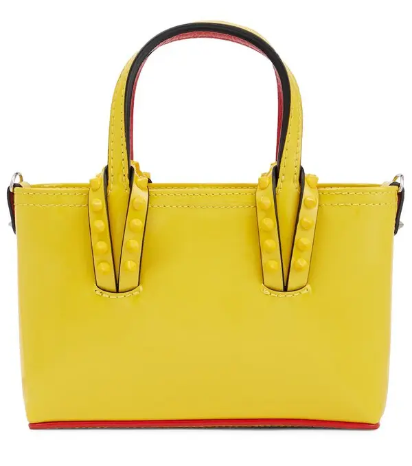 CHRISTIAN LOUBOUTIN Cabata Nano Tote - Yellow