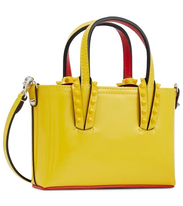 CHRISTIAN LOUBOUTIN Cabata Nano Tote - Yellow