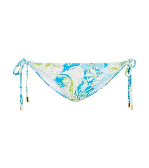 Melissa Odabash Portugal Printed Bikini Bottoms - Blue
