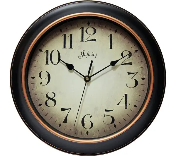 INFINITY Precedent 12' Round Wall Clock By - One-color