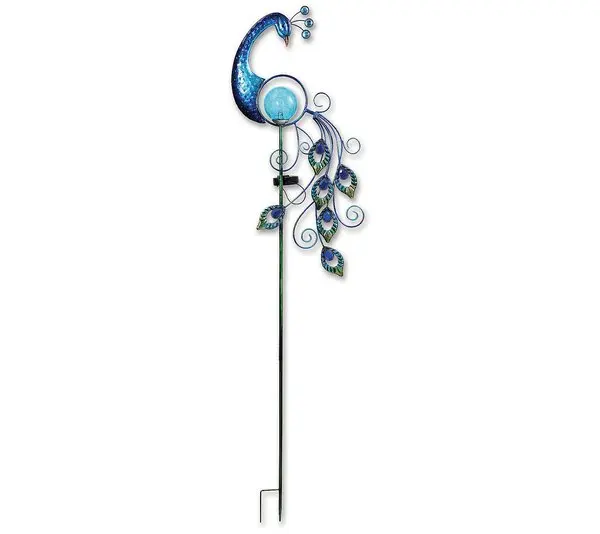 SUNSET VISTA DESIGNS Svd 49' Peacock Solar Stake - One-color