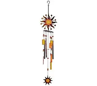 SUNSET VISTA DESIGNS Svd Celestial Spiral Sun Wind Chimes - One-color