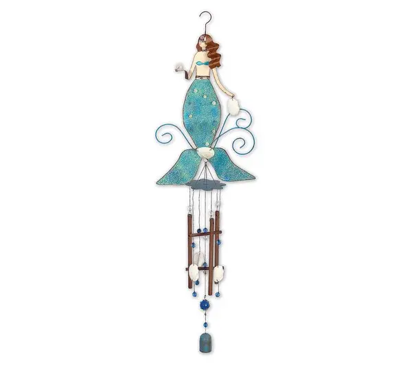 SUNSET VISTA DESIGNS Svd Splash Mermaid Wind Chimes - One-color