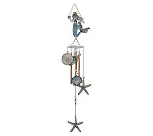 SUNSET VISTA DESIGNS Svd 40' Mermaid/seashells Wind Chimes - One-color