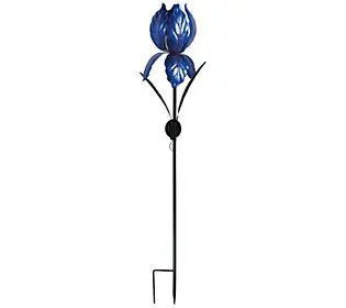 SUNSET VISTA DESIGNS Svd 49.25' Blue Iris Solar Stake - One-color