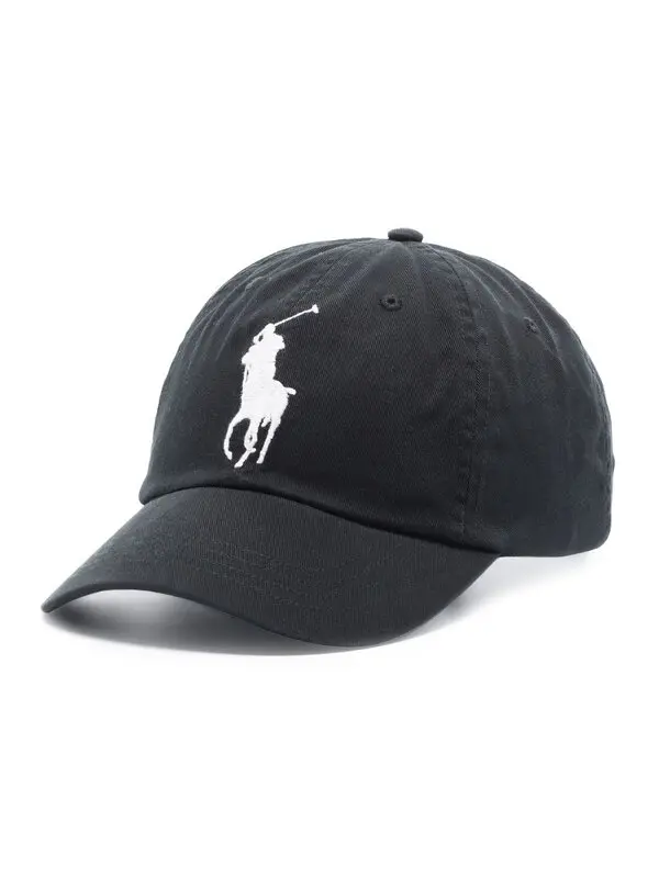 Polo Ralph Lauren Logo-embroidered Baseball Cap - Black