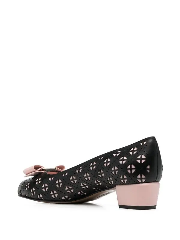 FERRAGAMO Vara 35mm Cut-out Pumps