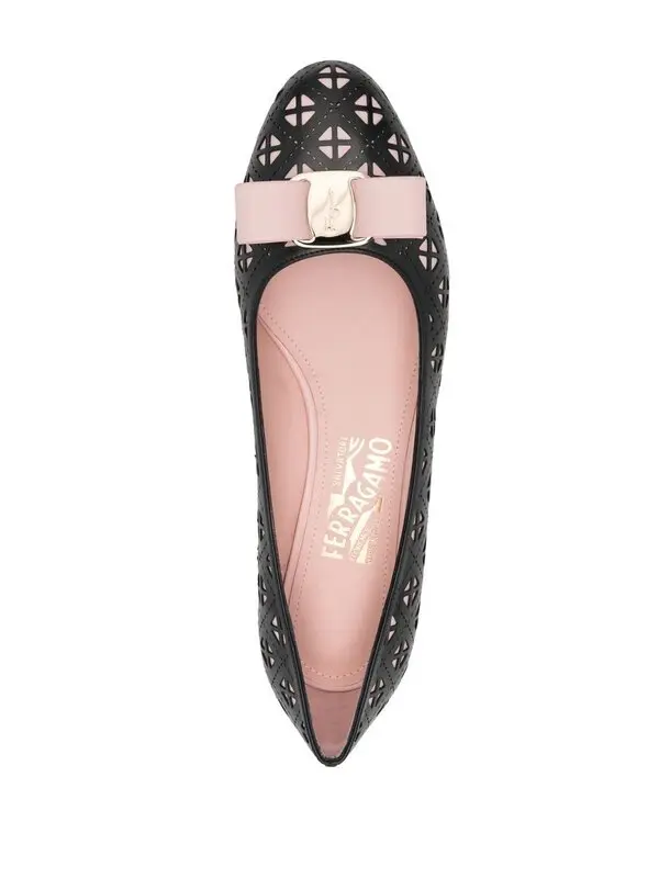 FERRAGAMO Vara 35mm Cut-out Pumps