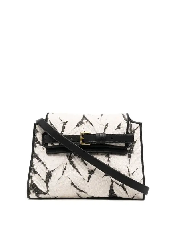 SUZUSAN Tie-dye Cross Body Bag - White