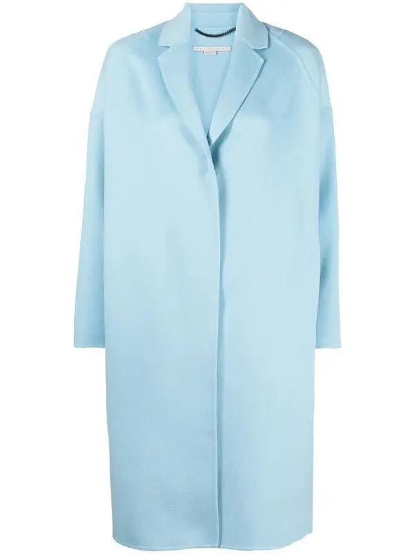 Stella McCartney Single-breasted Oversized Wool Coat