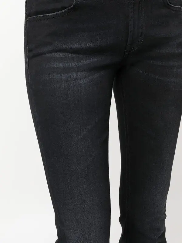 DONDUP Low-rise Flared Jeans - Black