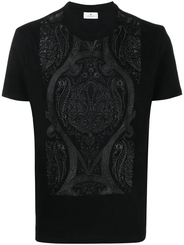Etro Embroidered-logo T-shirt