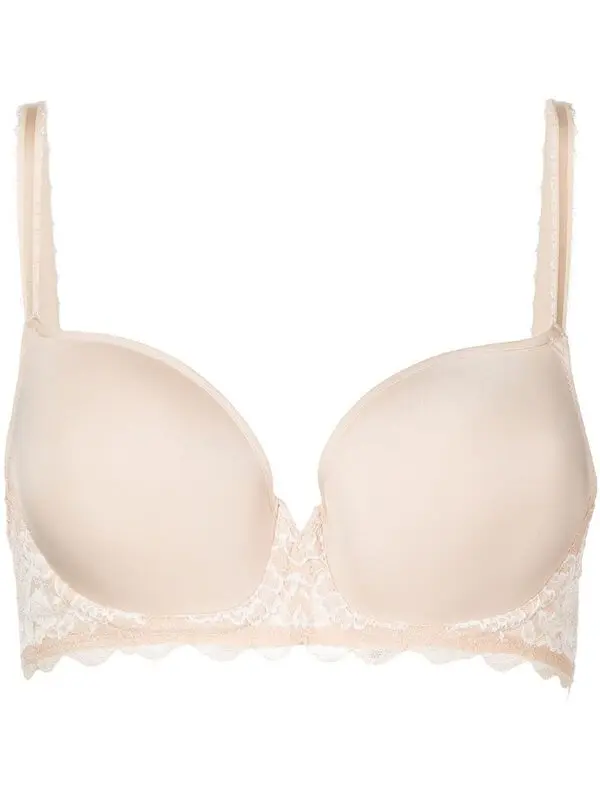 Wacoal Lace-detail Contour Bra - Neutrals