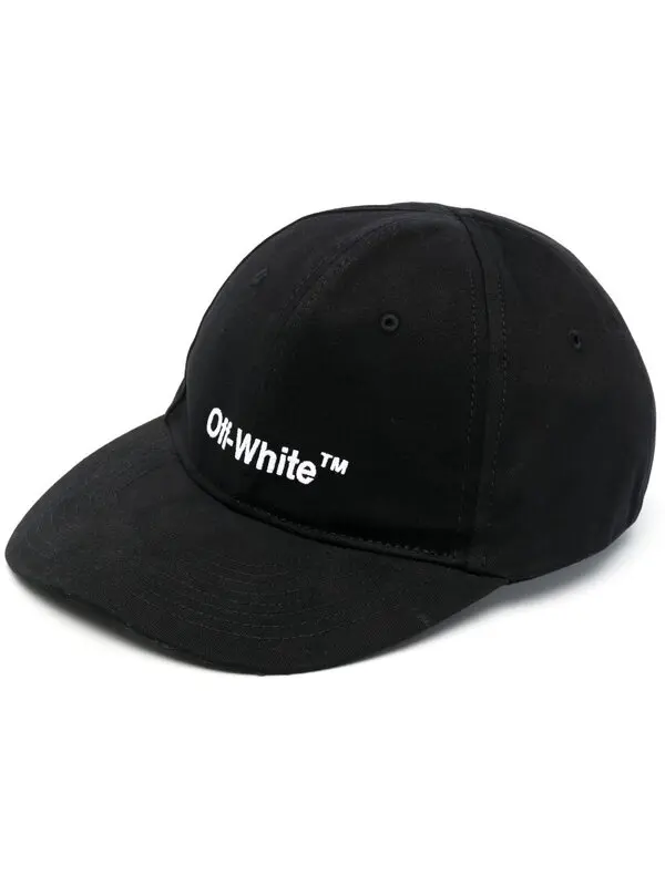 Off-White Helvetica Baseball Cap - Black