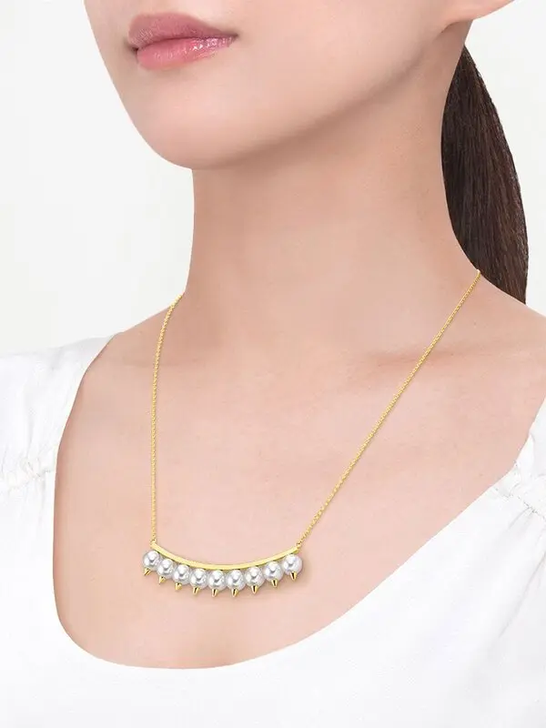 TASAKI 18kt Yellow Collection Line Danger Plus Necklace