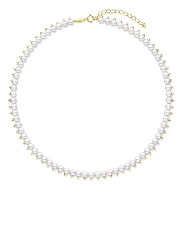 TASAKI 18kt Yellow Collection Line Danger Pearl Necklace - Gold