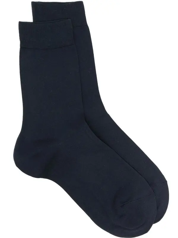 Falke Logo-print Cotton Socks - Blue