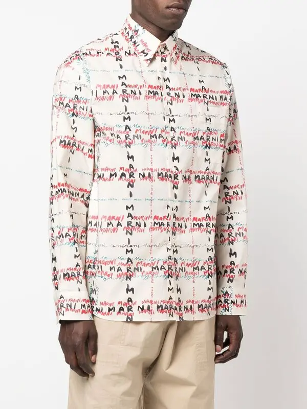 Marni Logo-print Shirt