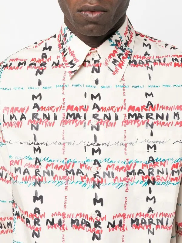 Marni Logo-print Shirt