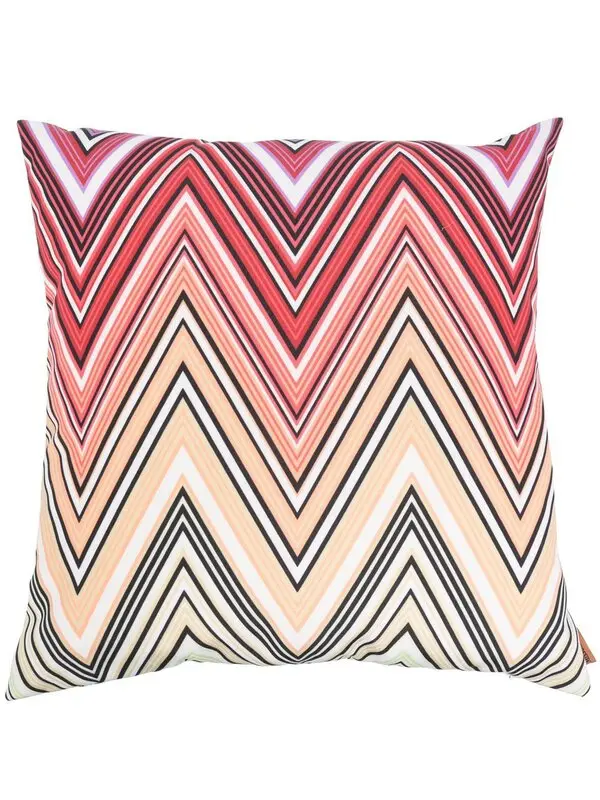 Missoni Zigzag-print Square Cushion - Green