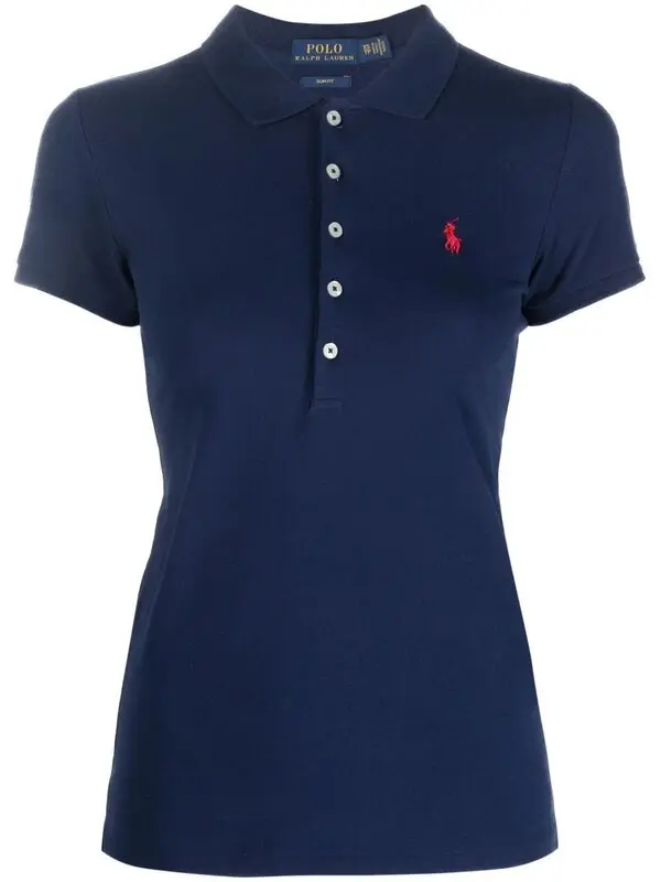 Polo Ralph Lauren Logo-embroidered Polo Shirt - Blue