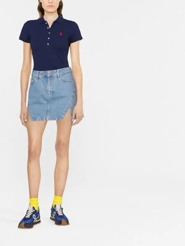 Polo Ralph Lauren Logo-embroidered Polo Shirt - Blue