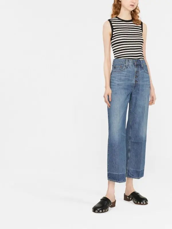 Polo Ralph Lauren Wide-leg Cropped Jeans