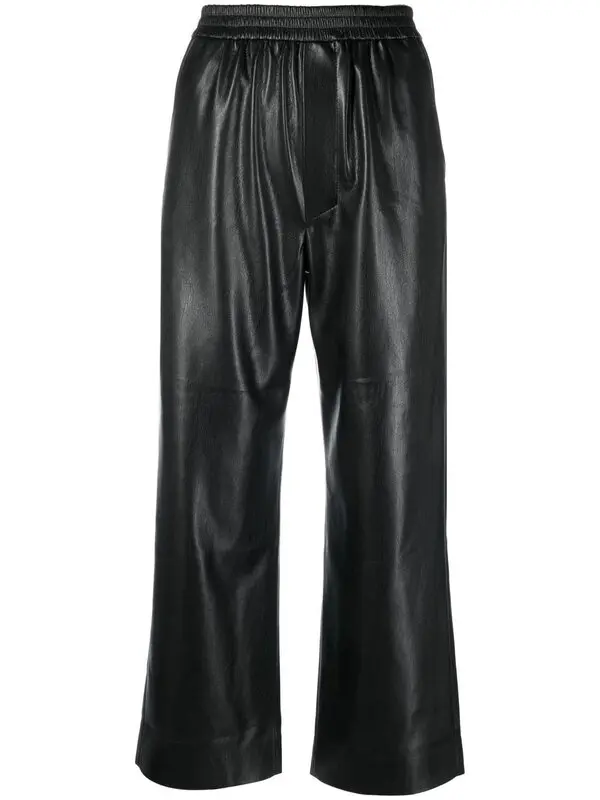 Nanushka Cropped Straight-leg Trousers