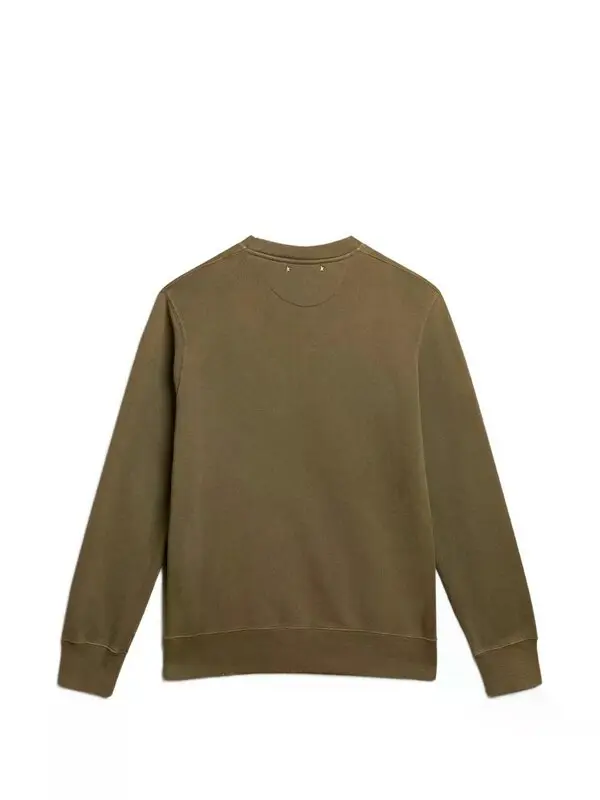 GOLDEN GOOSE Logo-print Distressed Sweatshirt