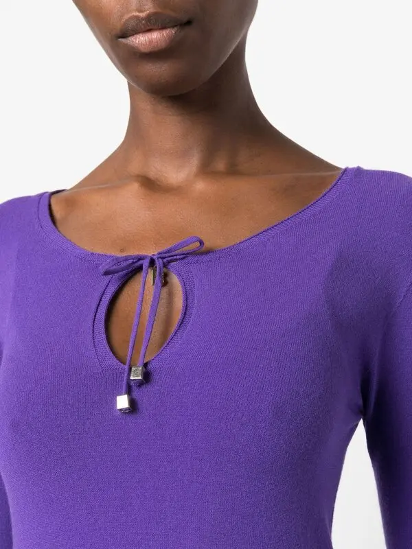 BLUGIRL Keyhole-tie Front Jumper