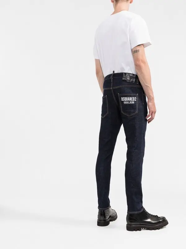 Dsquared2 Logo-print Slim-fit Jeans