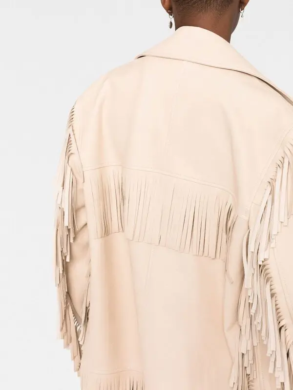 Stella McCartney Fringe Detail Zip-up Jacket