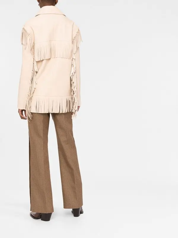 Stella McCartney Fringe Detail Zip-up Jacket