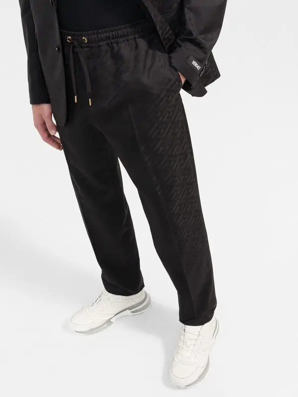 Versace La Greca-print Track Pants
