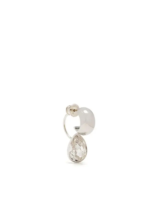 Mounser Gemini Single Hoop Earring - Silver