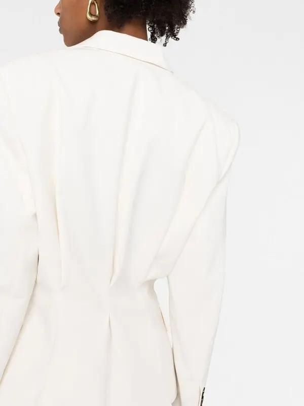 Alexandre Vauthier Single-breasted Blazer - White