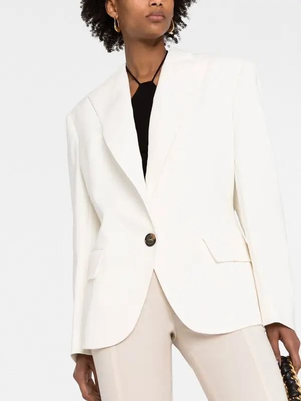 Alexandre Vauthier Single-breasted Blazer - White