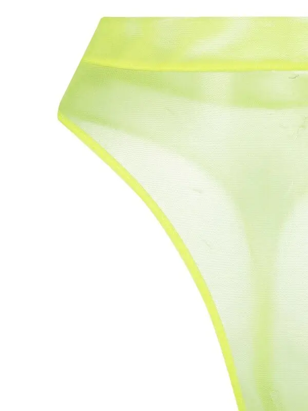 MAISON CLOSE Corps À Corps Neon High-waisted Thong