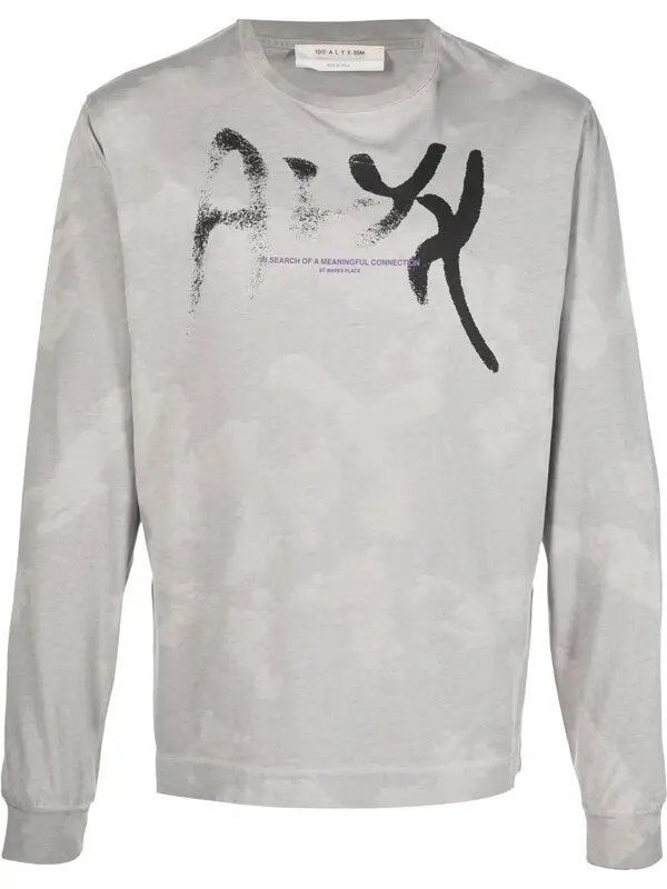 1017 Alyx 9sm Logo-print Long-sleeved T-shirt