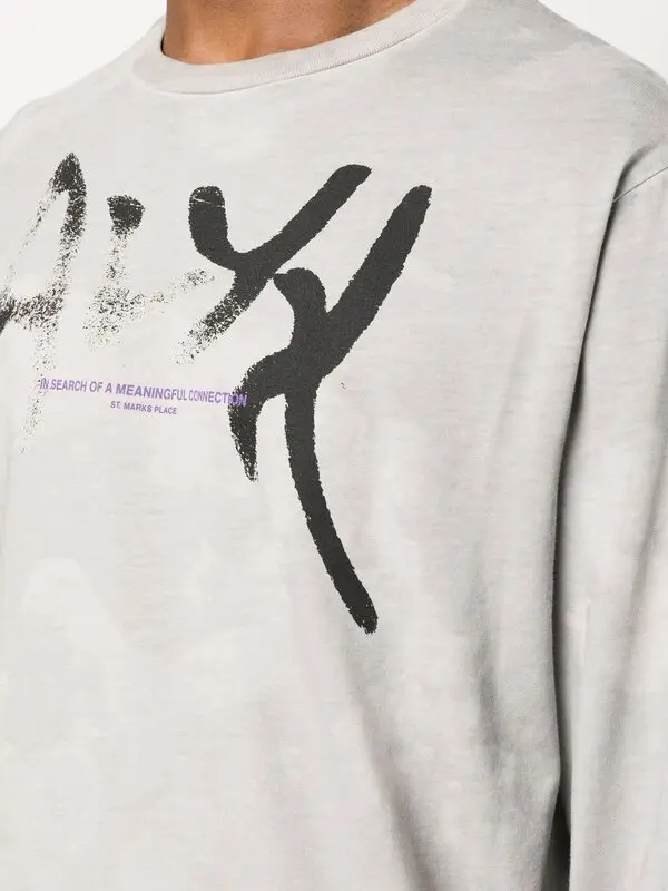 1017 Alyx 9sm Logo-print Long-sleeved T-shirt