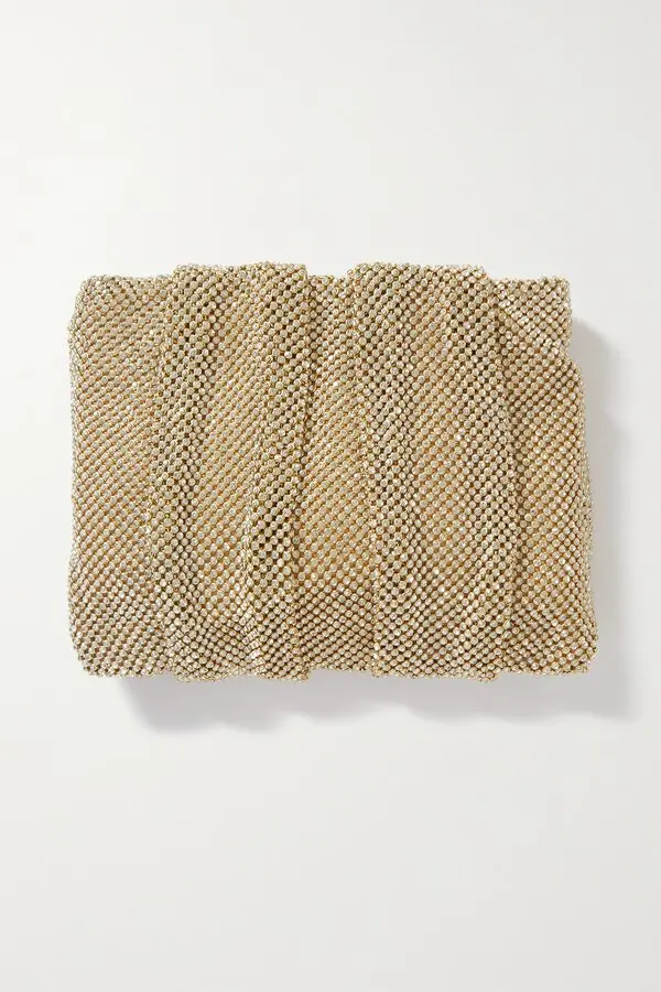 LOEFFLER RANDALL Ember Embellished Mesh Clutch