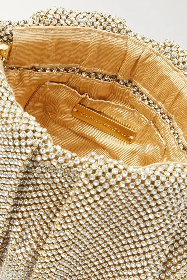 LOEFFLER RANDALL Ember Embellished Mesh Clutch