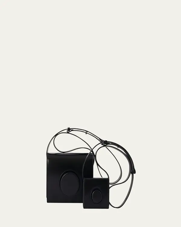 LEMAIRE Flap Leather Camera Bag